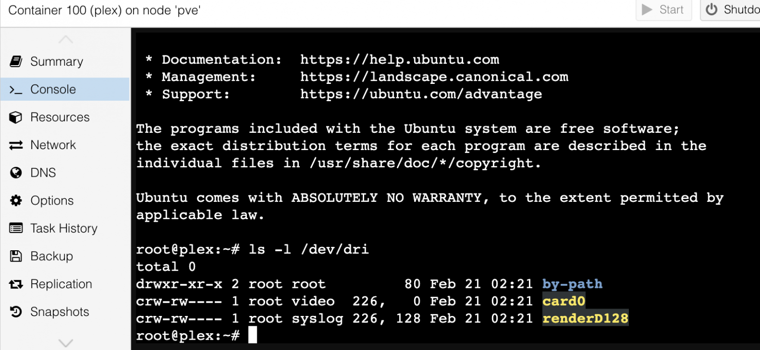 Proxmox - Plex Setup on Ubuntu LXC with Intel 11th Generation CPU and Quick Sync Transcoding ...